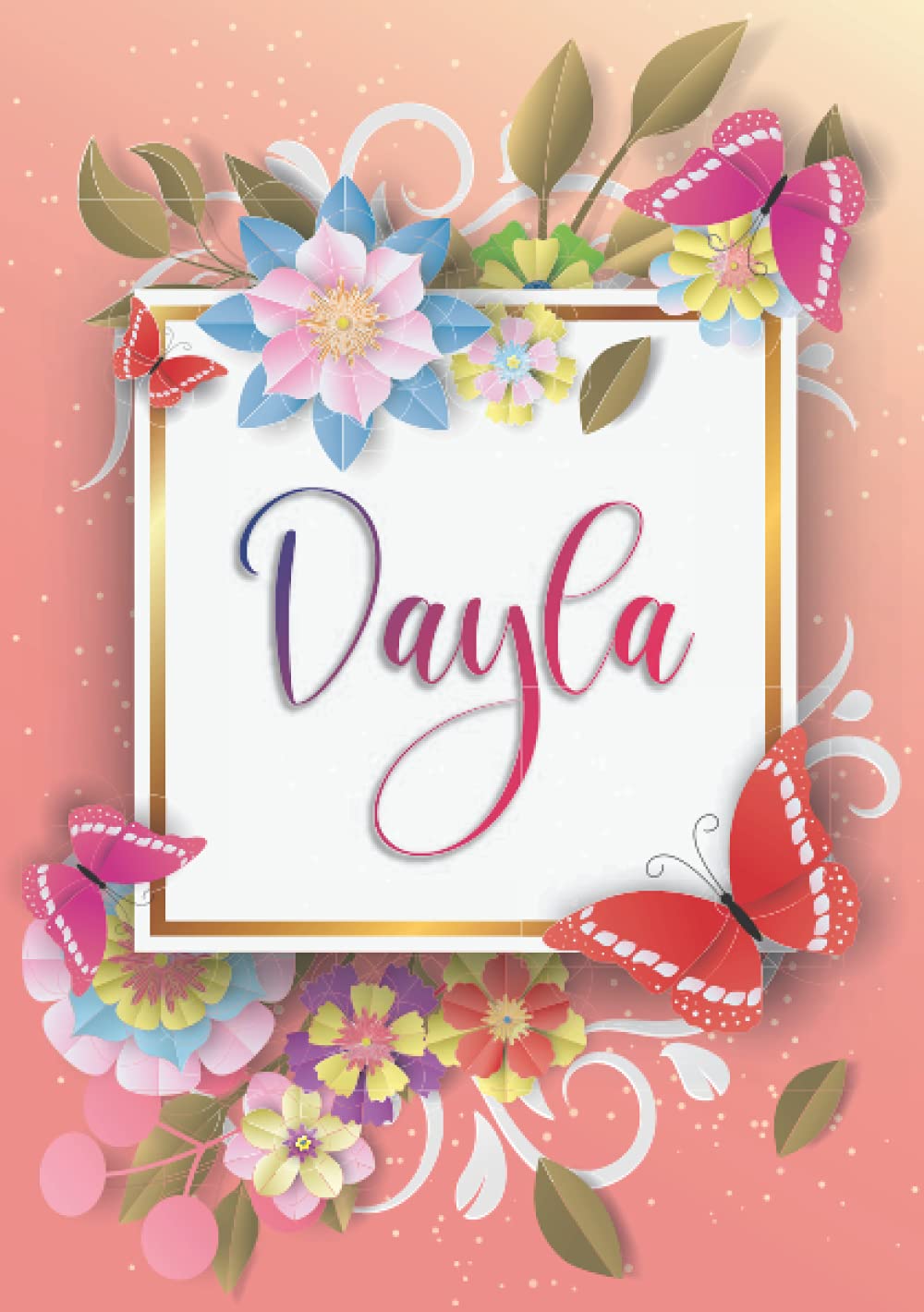 Dayla Cuaderno De Notas A5 Nombre Personalizado Dayla Regalo De ...