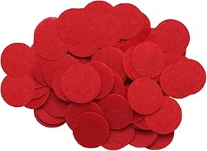 Amazon.com: uxcell 200Pcs Round Felt Circles Soft Thick for Crafts 1 3/ ...