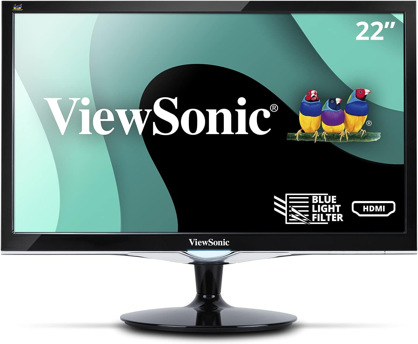 Amazon.com: ViewSonic VX2252MH 22 Inch 2ms 60Hz 1080p Gaming Monitor ...