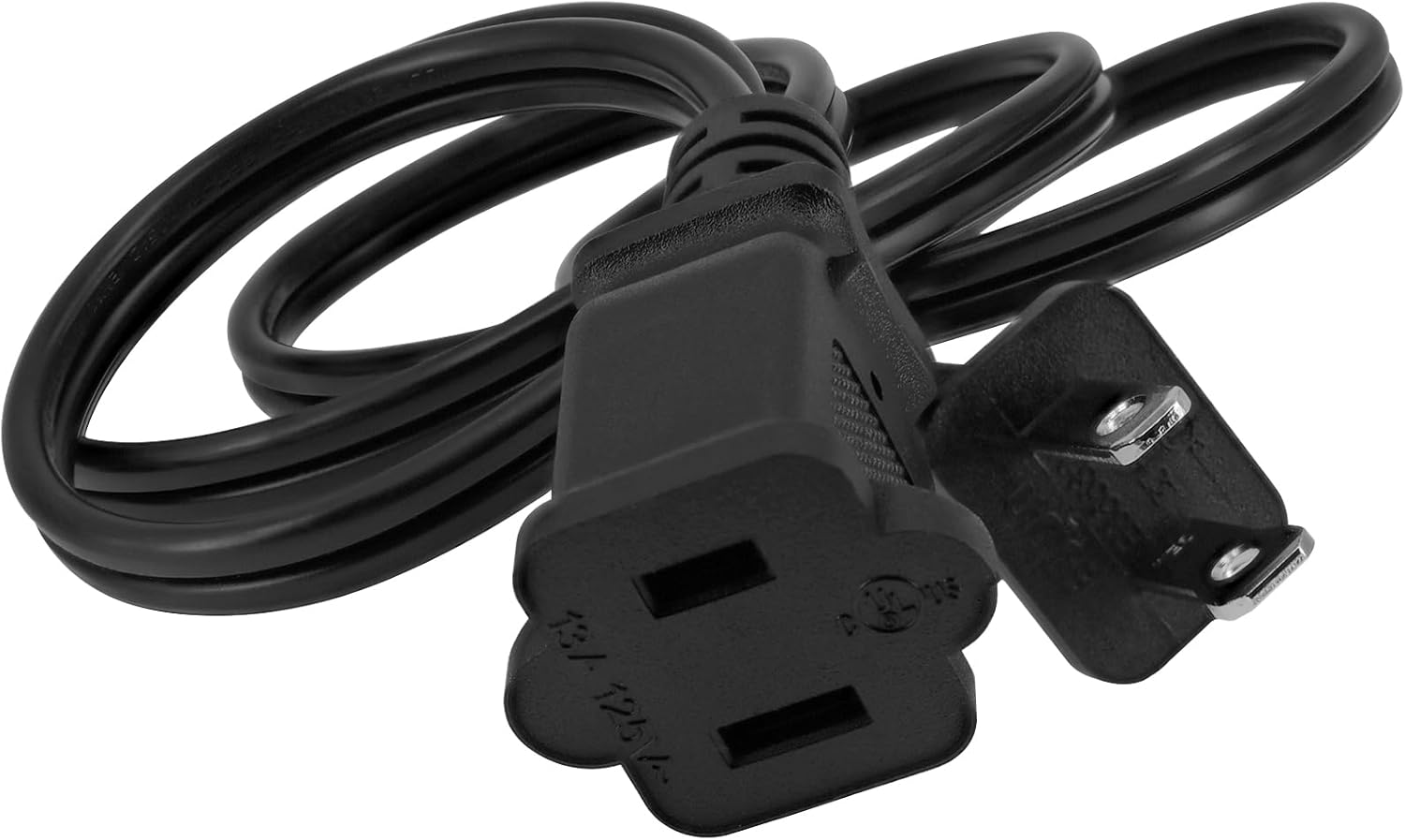 Amazon.com: 3FT Polarized US Extension Cord 2 Prong, BENACES UL ...