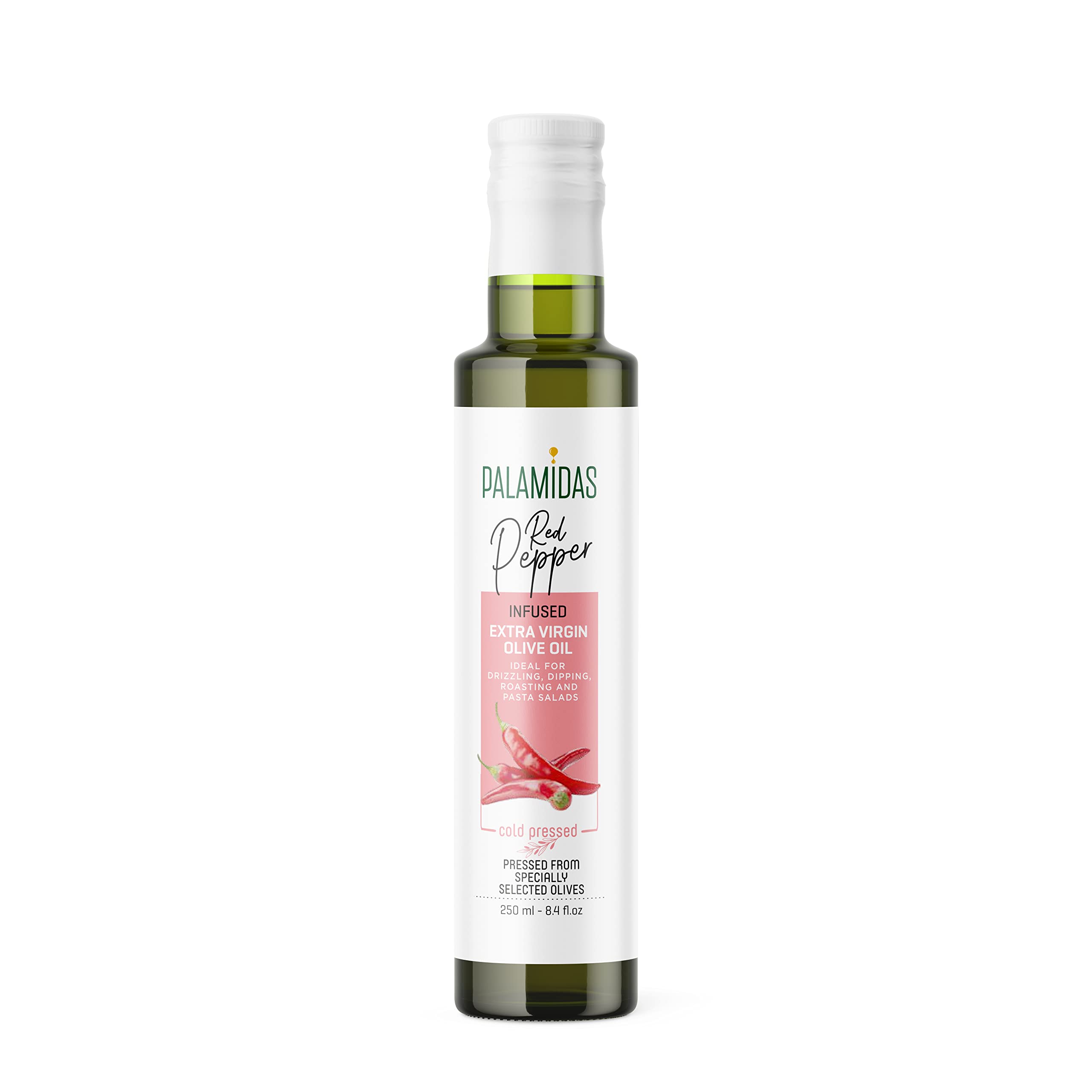 Palamidas Red Pepper Infused Olive Oil | Extra Virgin | Early Harvest ...