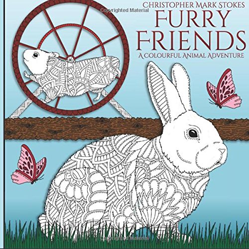 Amazon.com: Furry Friends: Adult Colouring Book: A Colourful Animal ...