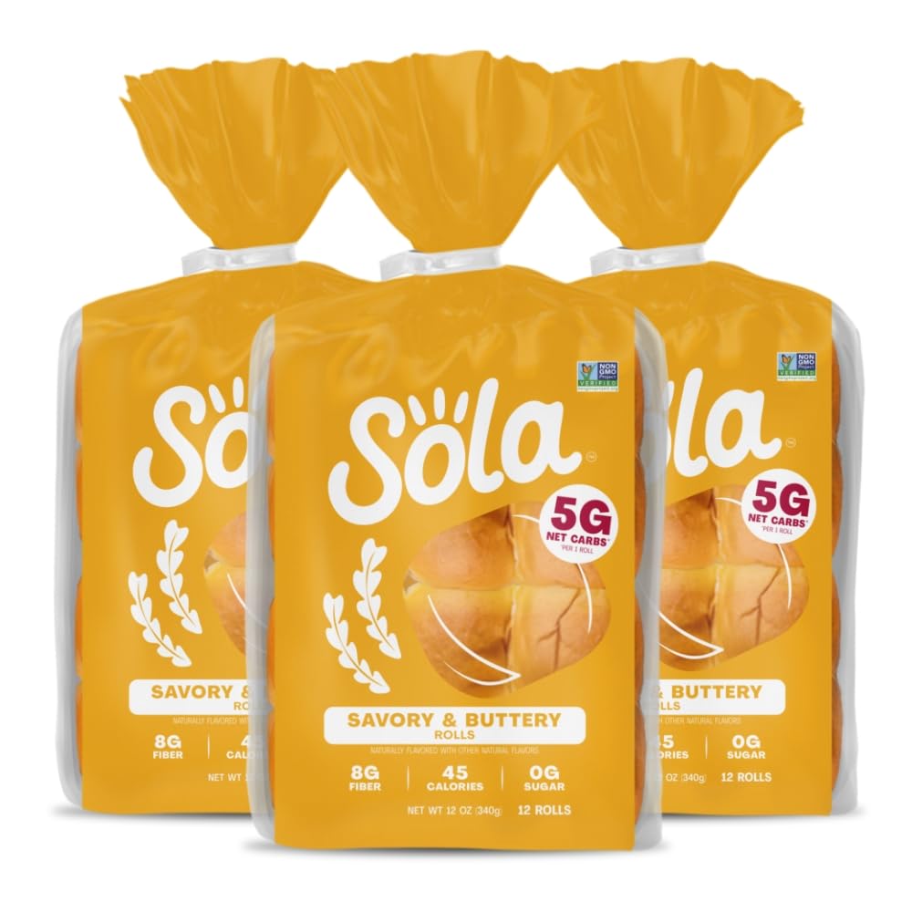 Amazon.com: Sola Savory & Sweet Rolls 12 oz, Non-GMO, Free of ...
