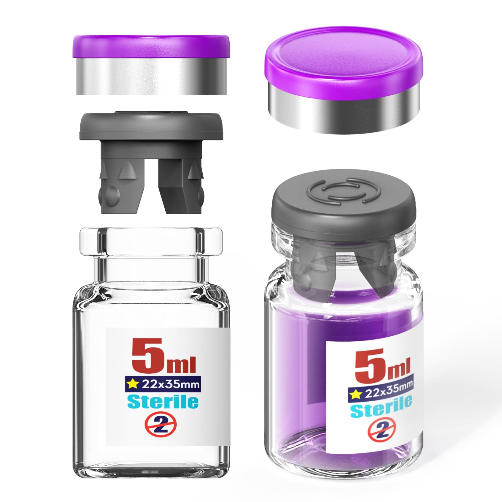 Snapklik.com : Ks-Tek Sterile Empty Vial