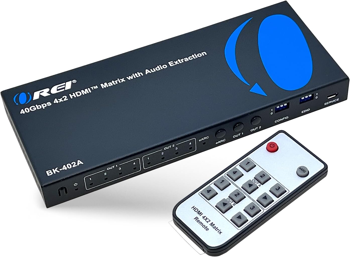 Amazon.com: OREI 8K eARC HDMI Matrix Switch 4 X 2, Switcher with Audio ...
