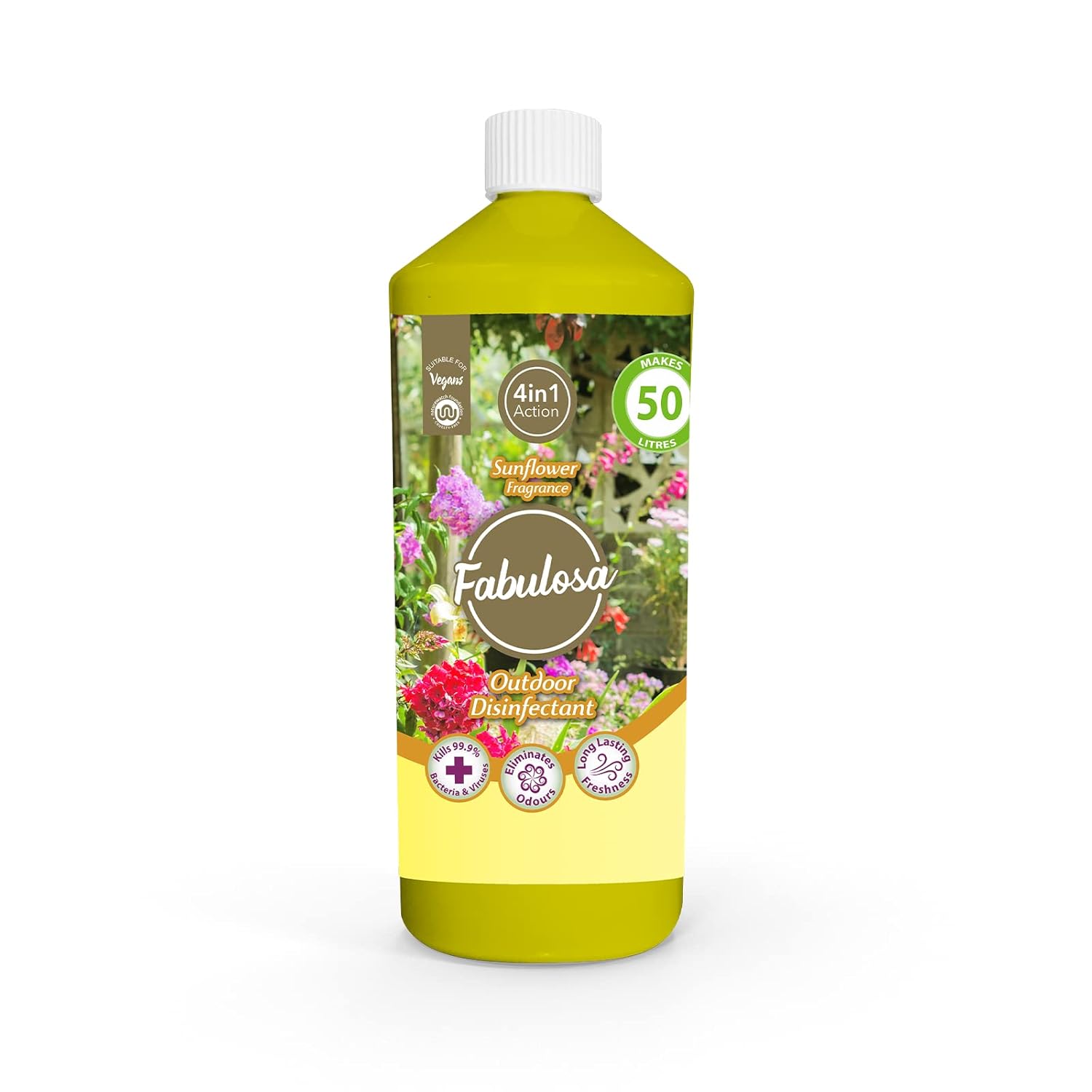 Fabulosa 4 in 1 All Purpose Outdoor Disinfectant, Cleaner and Odour ...