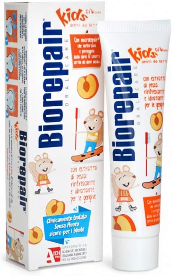 Amazon.com: Biorepair Kids Toothpaste w/microRepair Hydroxyapatite ...