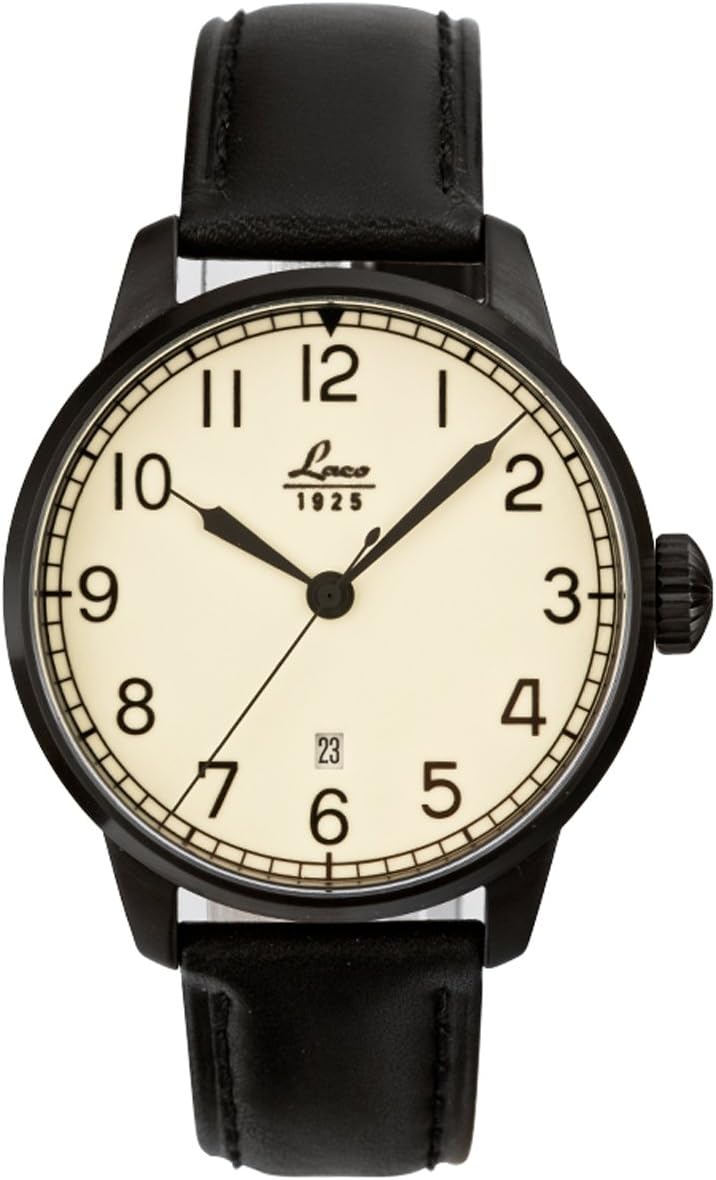 Amazon.com: Laco Casablanca Mens Analog Automatic Watch with Leather ...