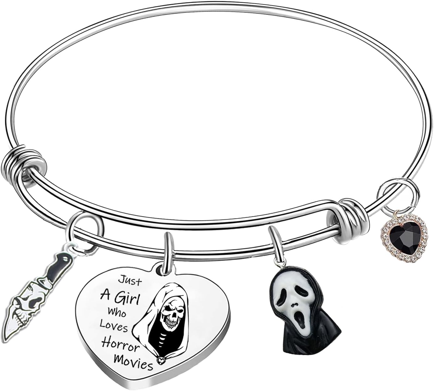 Amazon.com: Nfyxcaz Horror Gifts for Women Men Ghost Face Bracelet ...