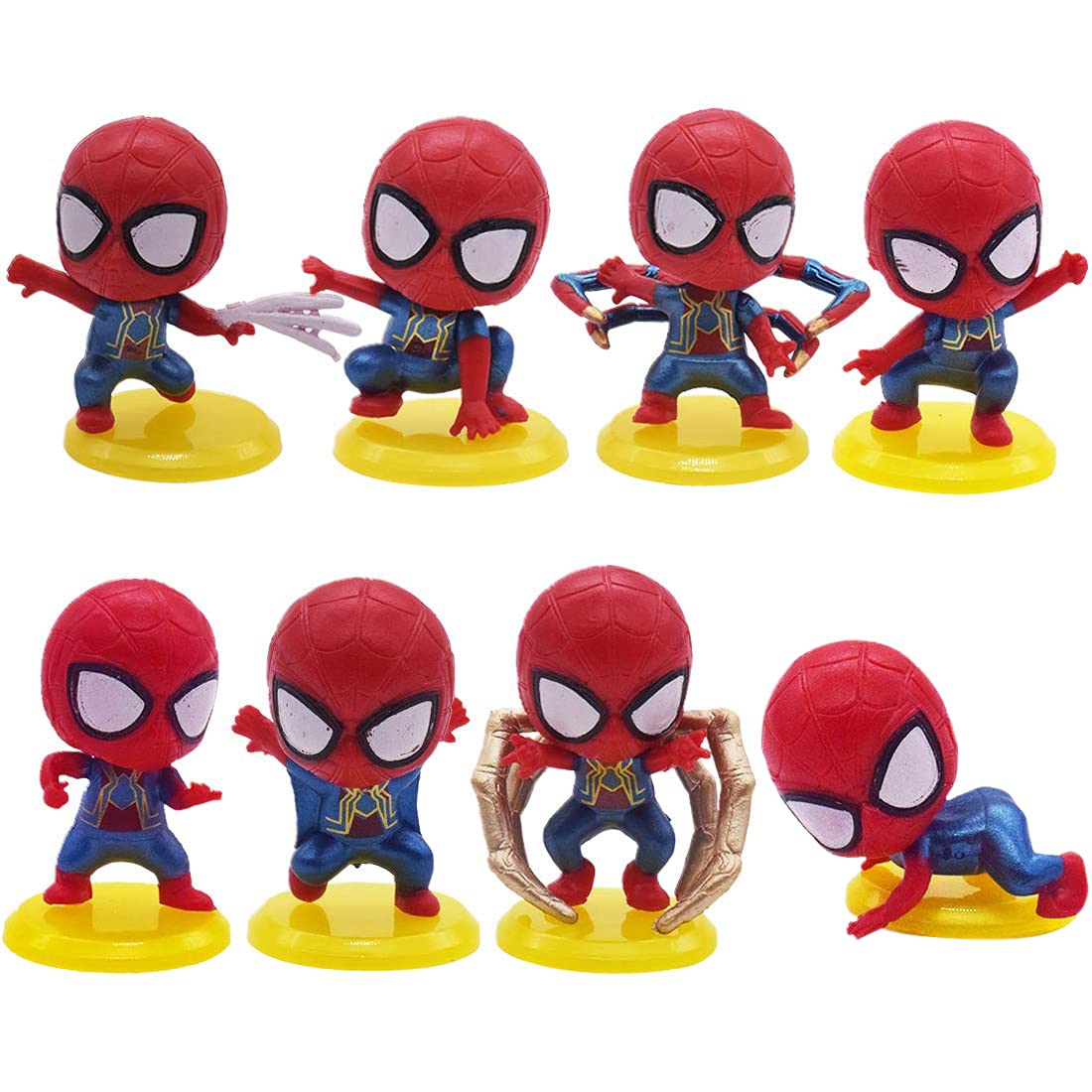 Buy Spider-Man Cake Topper Bleasky Spider Superhero Cake Topper Cupcake ...