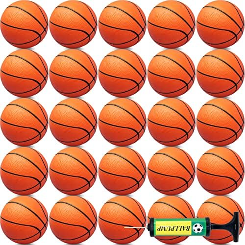 Amazon.com: Oleitodh 40Pcs Mini Basketball Set, 6" Inch Small ...