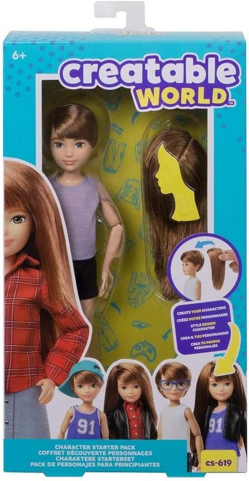 Mattel GKV40 Creatable World Character Starter Pack CS-619 : Amazon.co.uk: Toys & Games