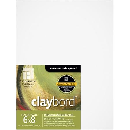 Amazon.com: Ampersand Art Supply Wood Painting Panel: Museum Series ...