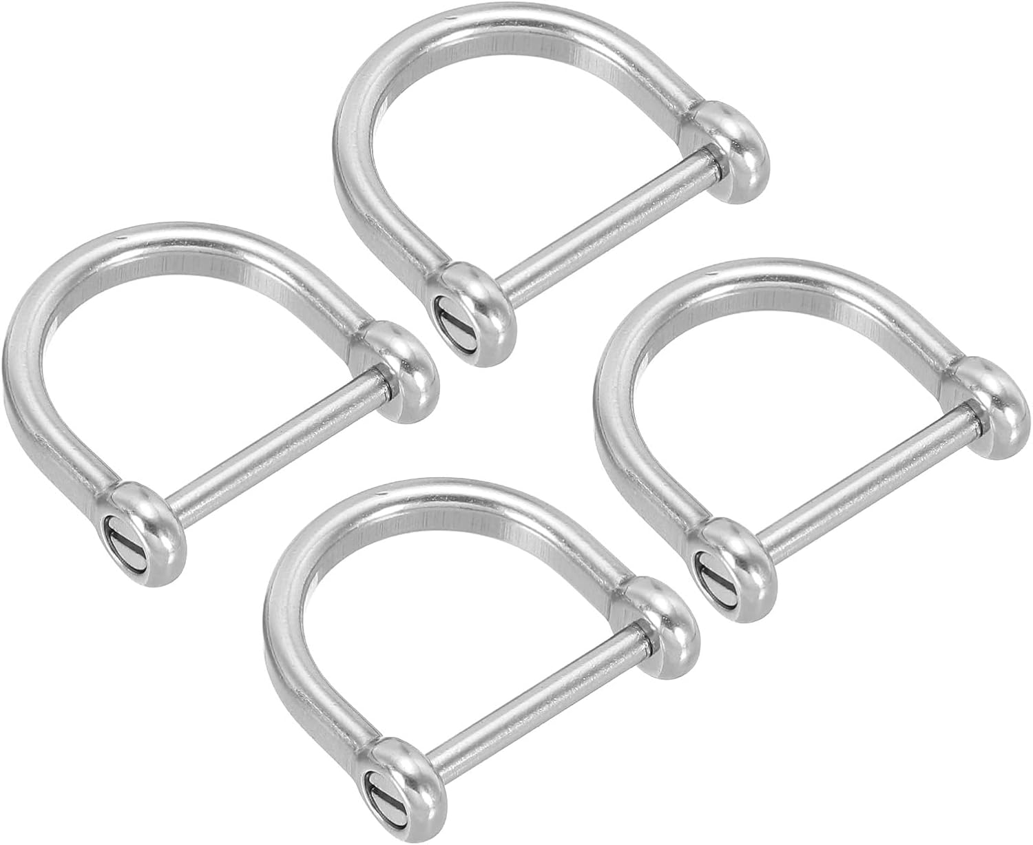 Amazon.com: PATIKIL D-Ring Shackle, Stainless Steel U Shape Small ...