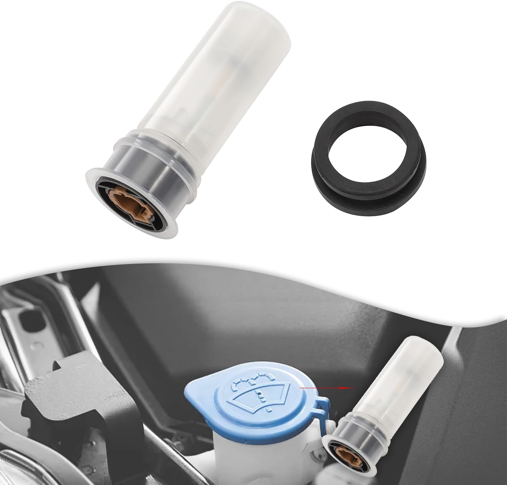 Amazon.com: Lecctso Car Windshield Washer Fluid Sensor, Reliable Stable ...