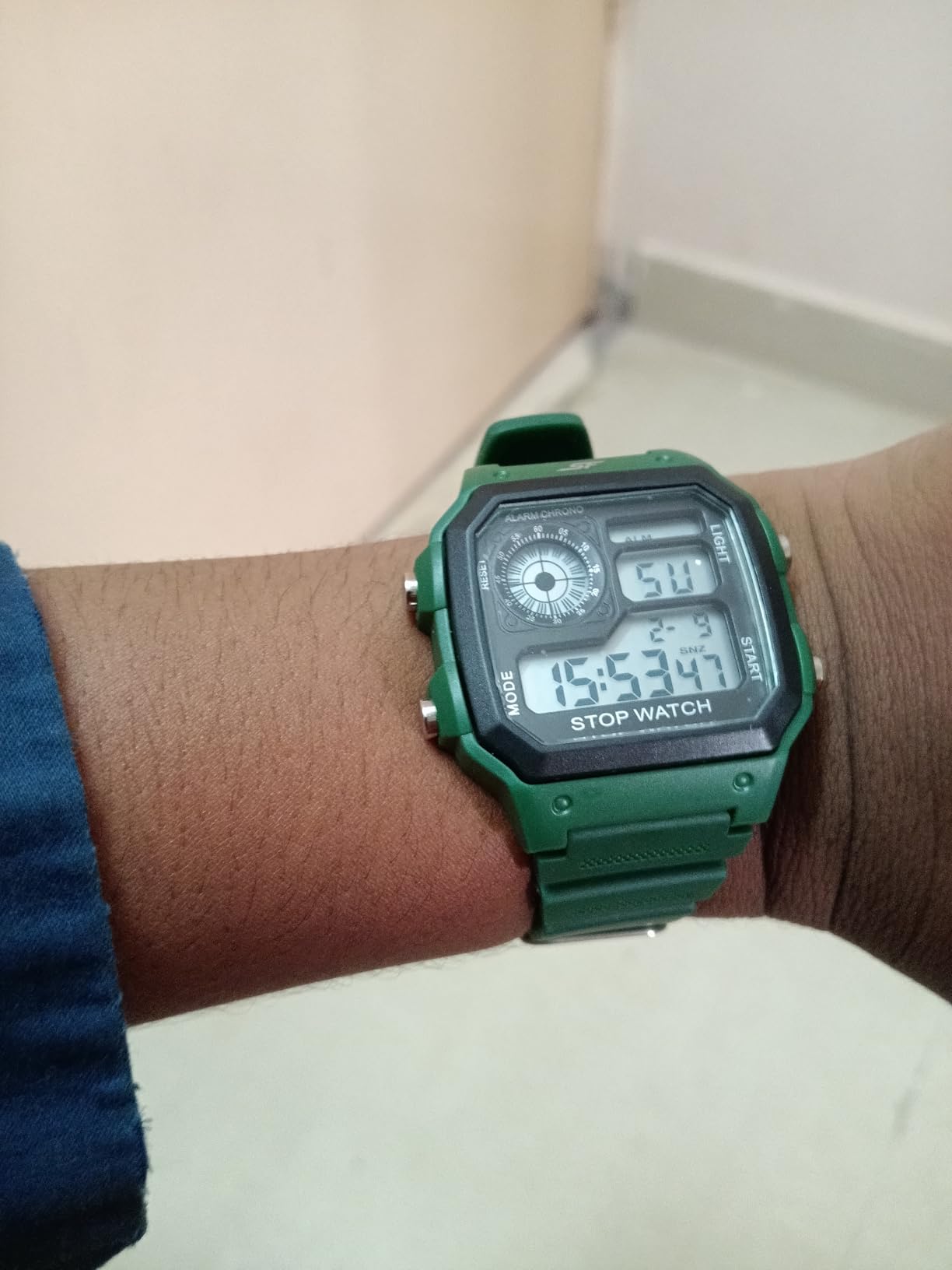 SF Hexa Digital Dial Unisex Watch with Polyurethane Strap-77123PP03 ...