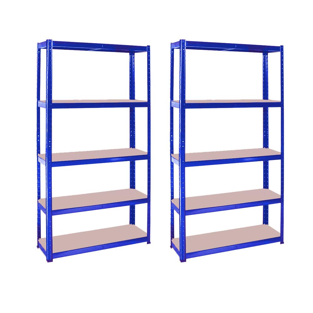 TAHA® (1500 x 700 x 300 mm ) heavy duty boltless metal steel shelving ...