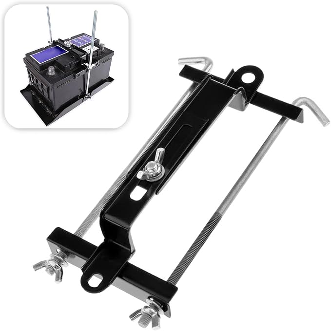 Amazon.com: BEYPOVK Adjustable Battery Hold Down, Universal Crossbar ...