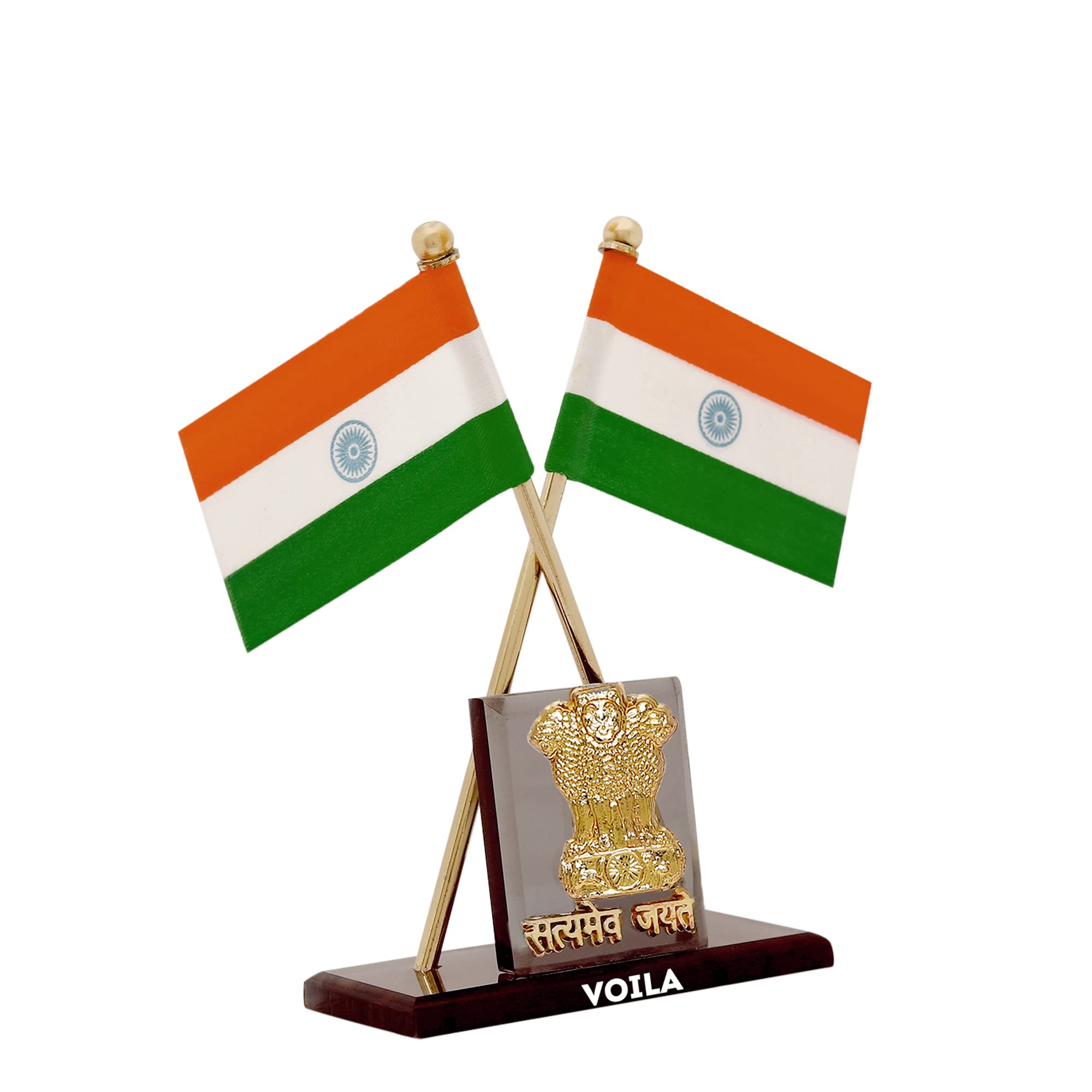 Buy VOILA Indian National Cross Design Flags With Satyamev Jayate ...