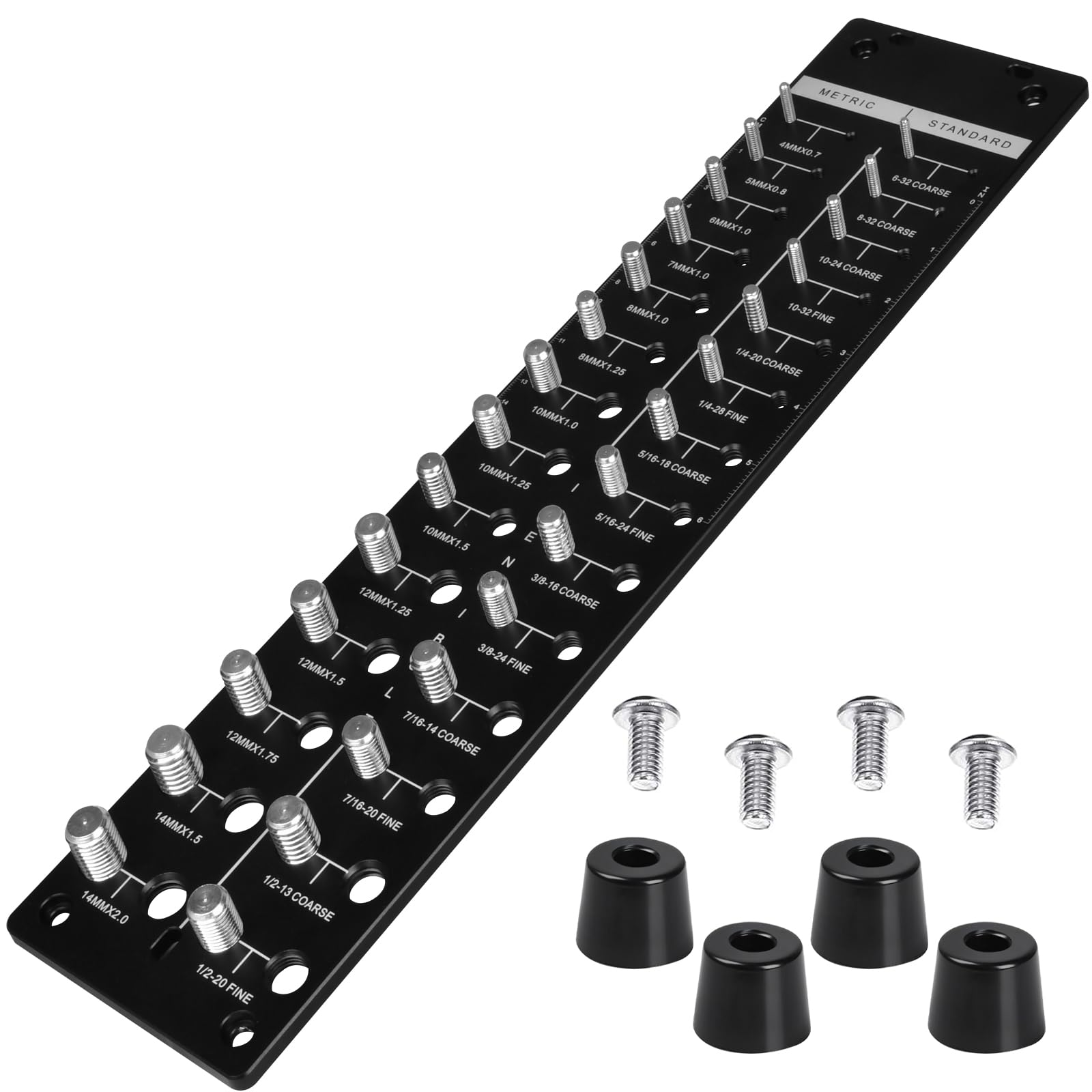 Snapklik.com : Comfylichi Thread Checker, 28 Nut And Bolt Thread Checker