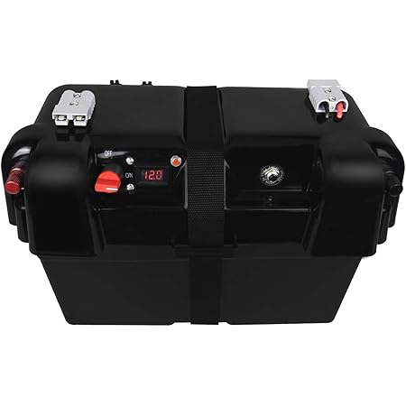 Amazon.com: ALL-TOP Smart Battery Box, 12V Marine Case w/ 50AMP ...