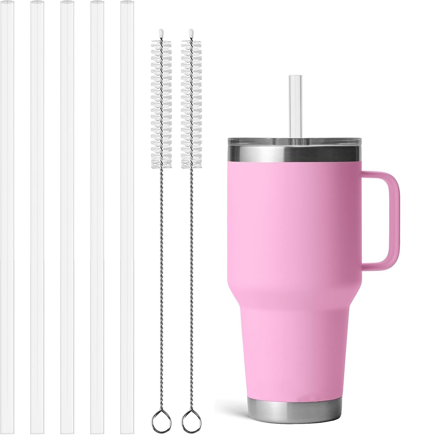 Amazon.com: Reusable Straws for YETI Rambler Tumbler, Replacement ...