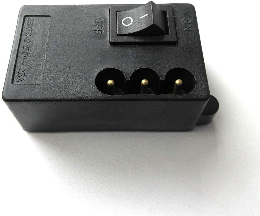 Amazon.com: Male Socket Terminal Box for 033770217 Sewing Machine Power ...