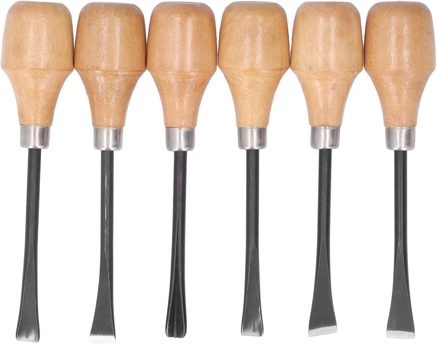 6pcs Wood Carving Chisel Set Hemispherical Handle Sculpture Hand Tools ...