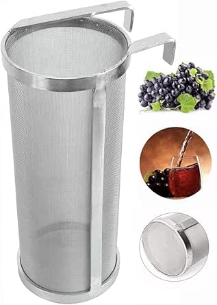 Amazon.com: 6x14 Inch 300 Micron Mesh Stainless Steel Beer Brewing Hop ...