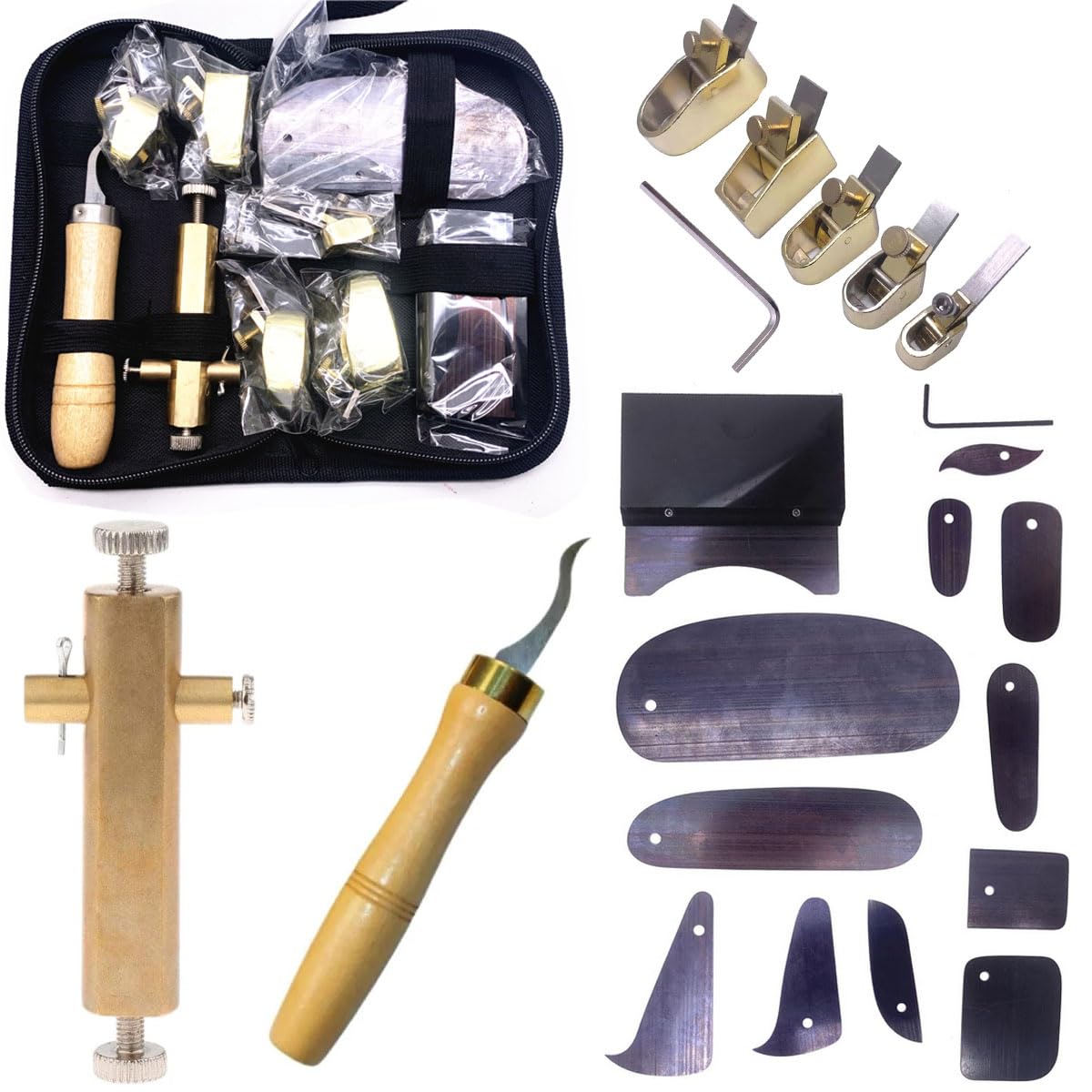 Amazon.com: TUOREN 21 Pcs Violin Luthier Repair Tool Kit, 14 Pcs Violin ...