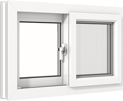 Vinyl Basement Slider Window,32" x 20" Basement Window,Removable ...