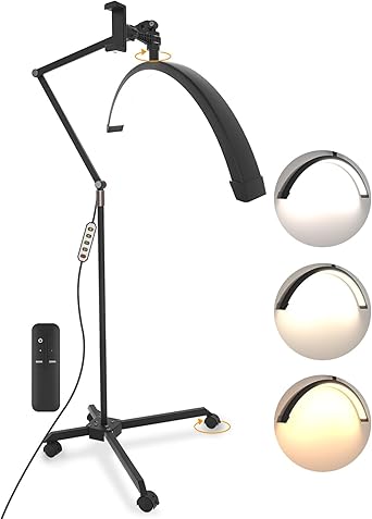 SOLLA Lash Light for Eyelash Extensions, Dimmable LED Lash Lamp ...