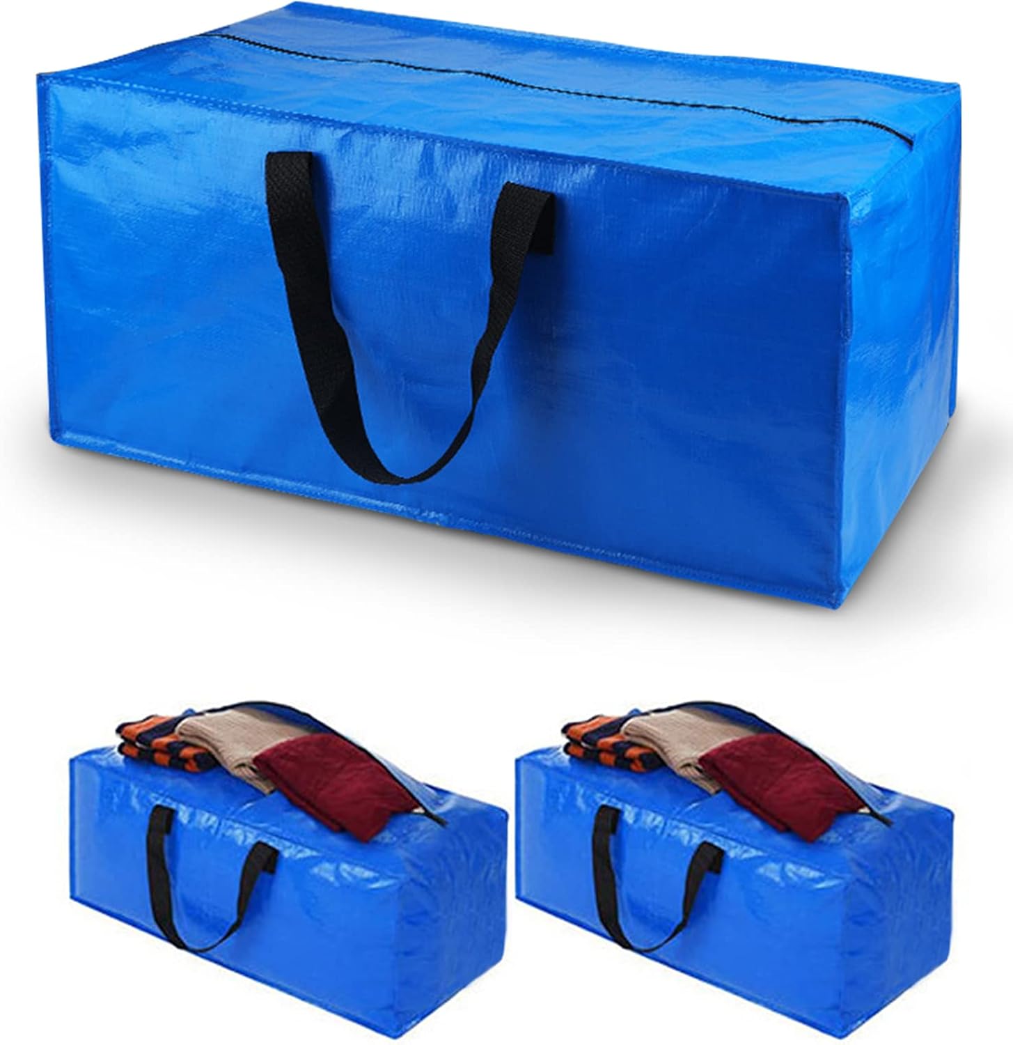 UadbaU 2 Pack Heavy Duty Extra Large Storage Bag - Waterproof Moving ...
