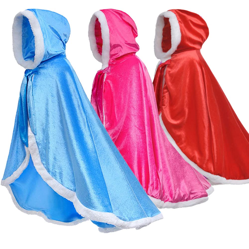 Snapklik.com : Princess Hooded Cape Cloaks Costume Long Cape Cloak ...