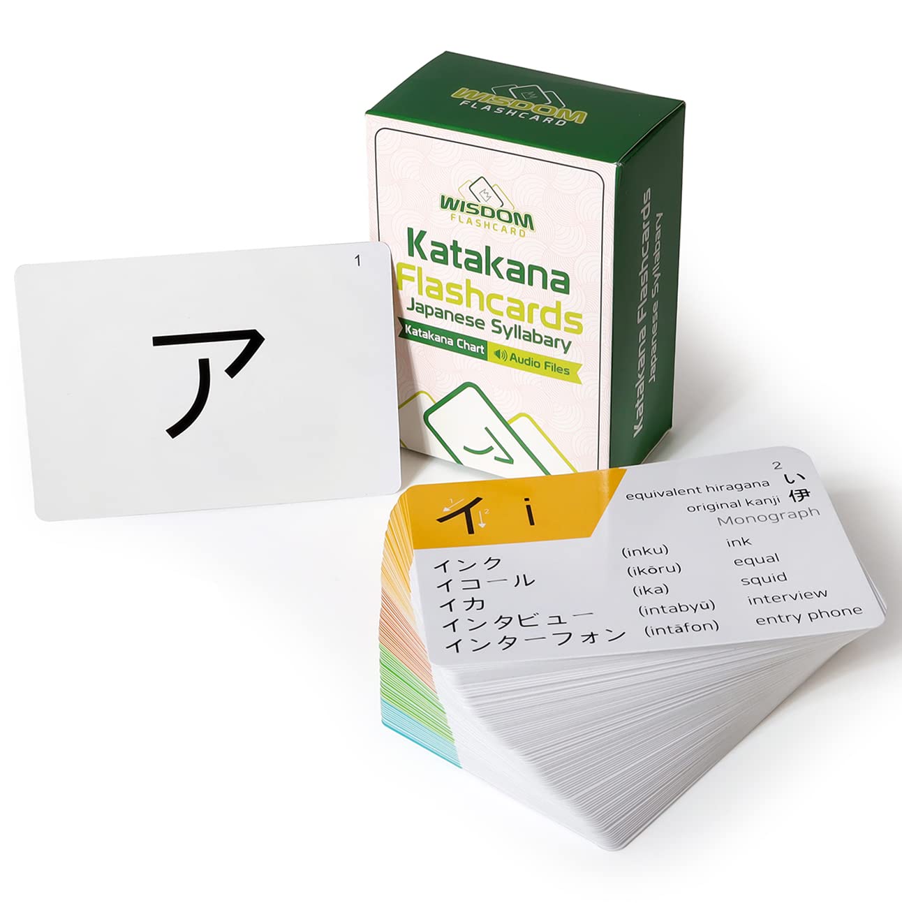 Wisdom Flashcard Japanese Katakana Flashcards 105 Card Japanese ...