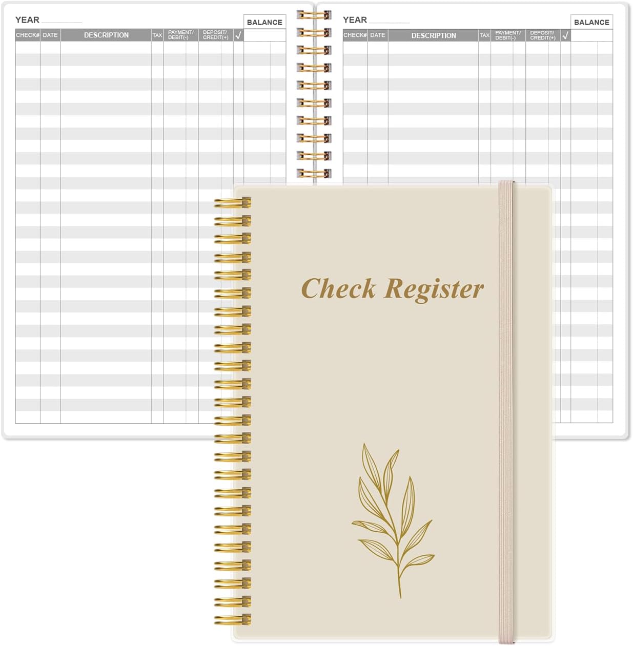 Amazon.com : Check Register - A5 Checkbook Register for Personal ...