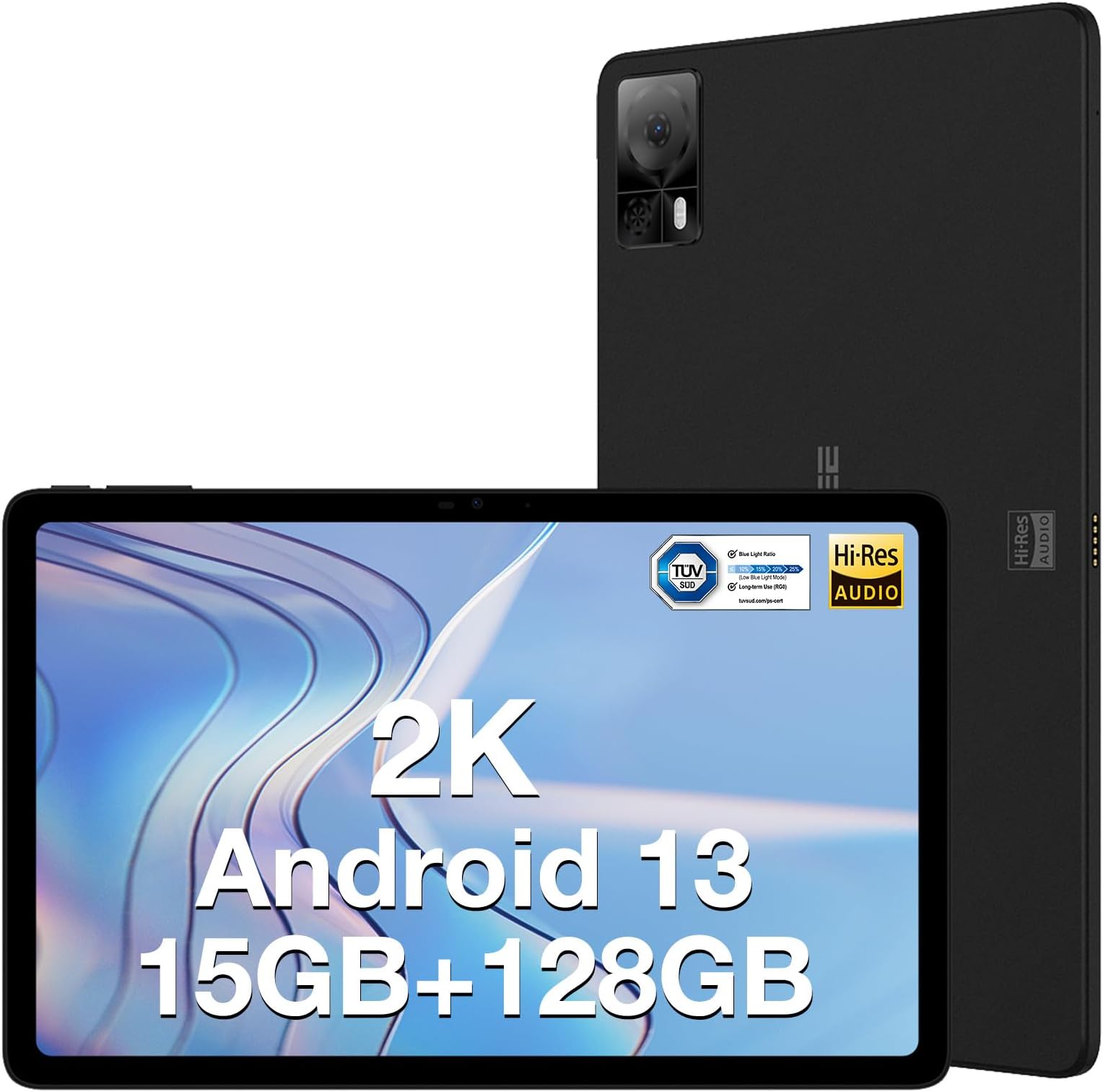 DOOGEE T10S Tablette Android 13, 10.1 Pouces 2K, 11GB+128GB/TF 1TB ...