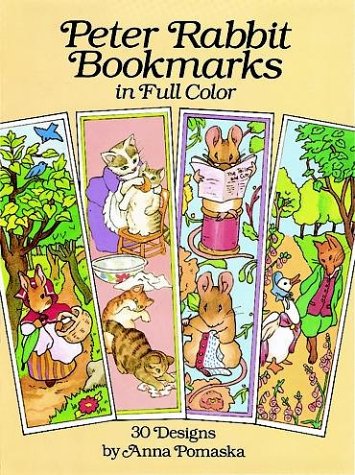Amazon.co.jp: Peter Rabbit Bookmarks in Full Color: 30 Designs (Large ...