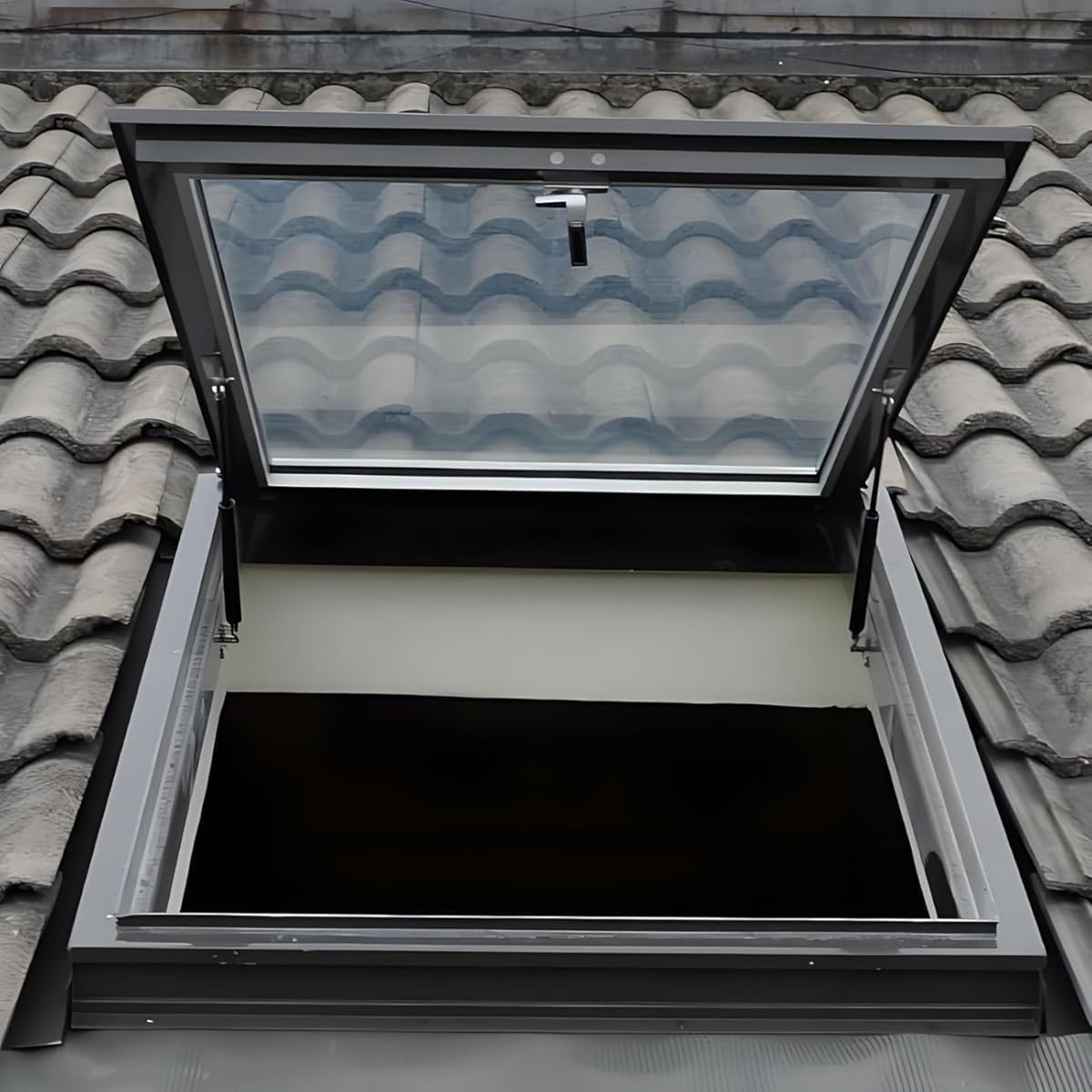 Roof Skylight, Aluminium Multiple Angle Windows for Roof Display ...