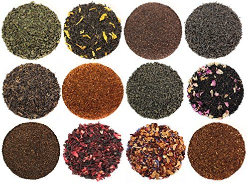 Amazon.com : Solstice Loose Leaf Tea Ultimate Sampler Feat. 12 Teas ...