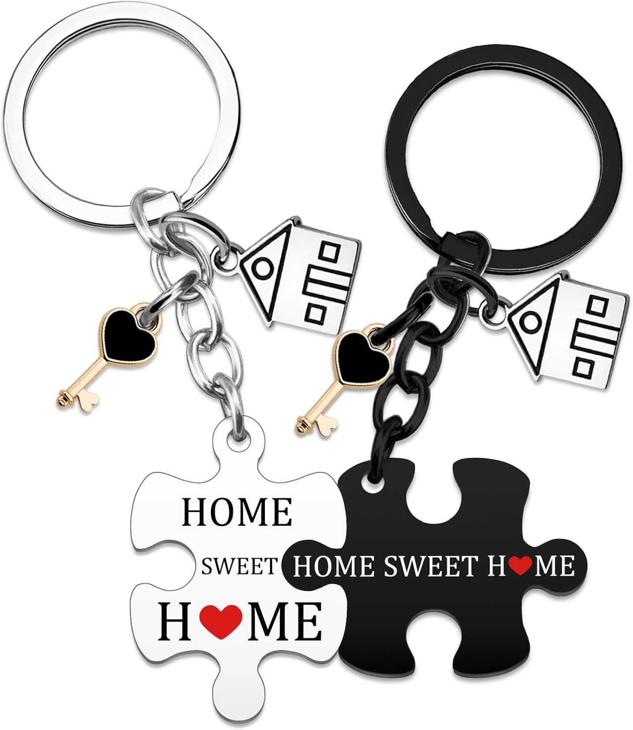 Celunux 2Pcs New Home Keychain House Warming Gifts New Apartment Best ...