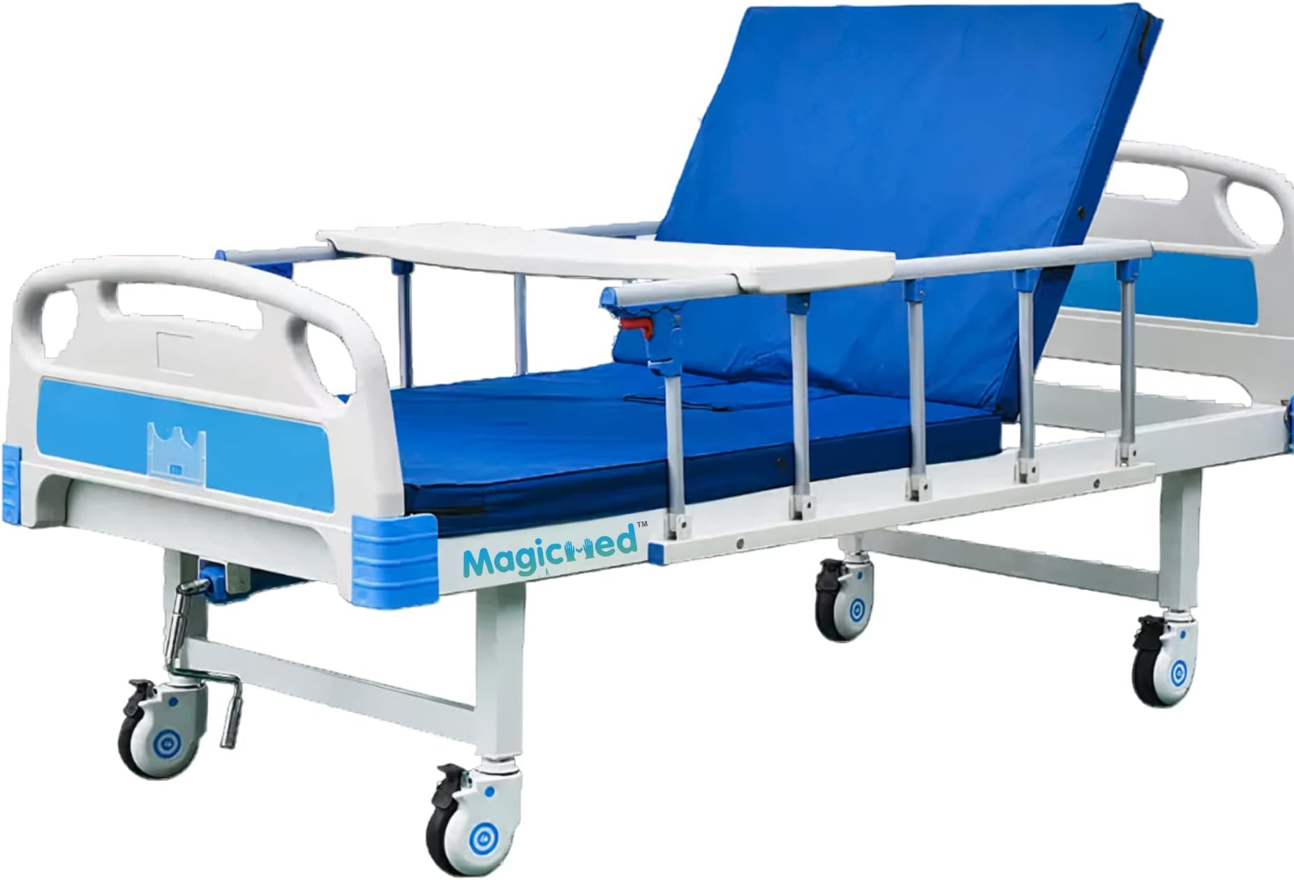 MAGICMED Single Function Hospital Bed (M-Semi Fowler Bed with ABS Panel ...