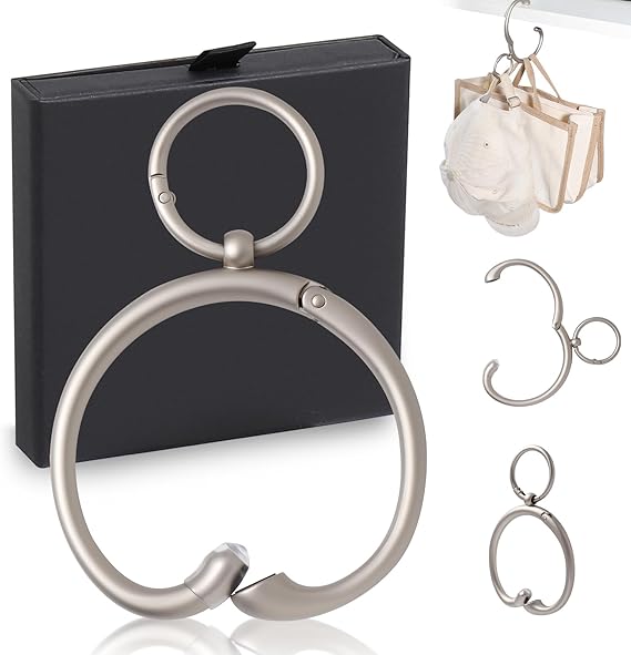 Amazon.com: BULFULL Purse Hook for Table 2-in-1 Anti Slip Purse Hook ...
