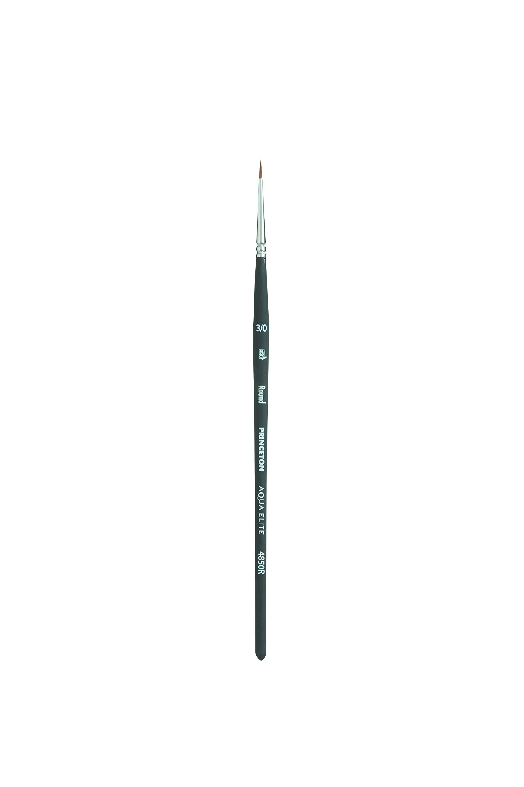 Amazon.com: Princeton Aqua Elite Paintbrush, Size 3/0 inch, Matte Black