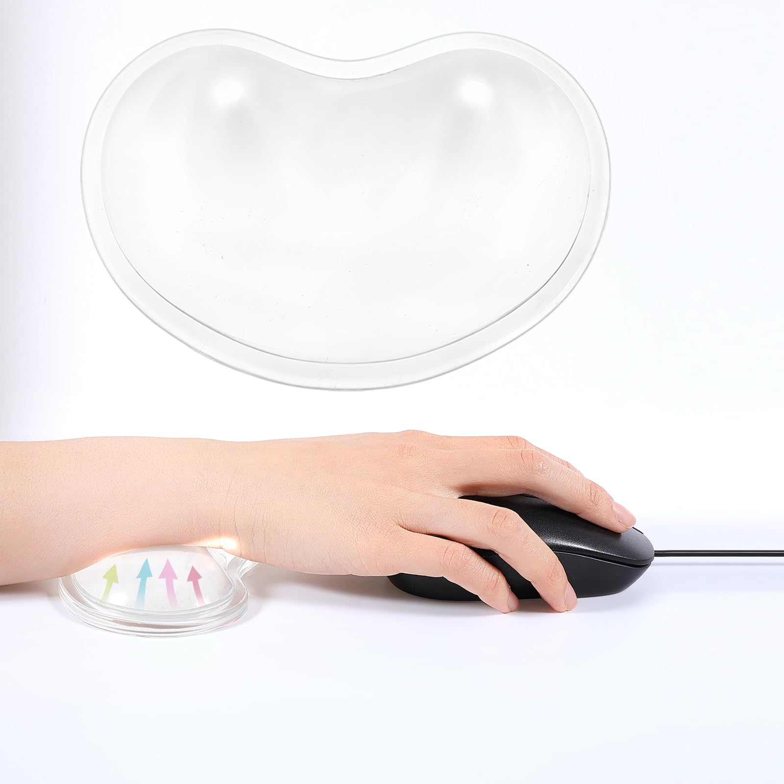 Amazon.com: Gel Wrist Rest for Mouse, Silicone Soft Wrist Support Mouse ...
