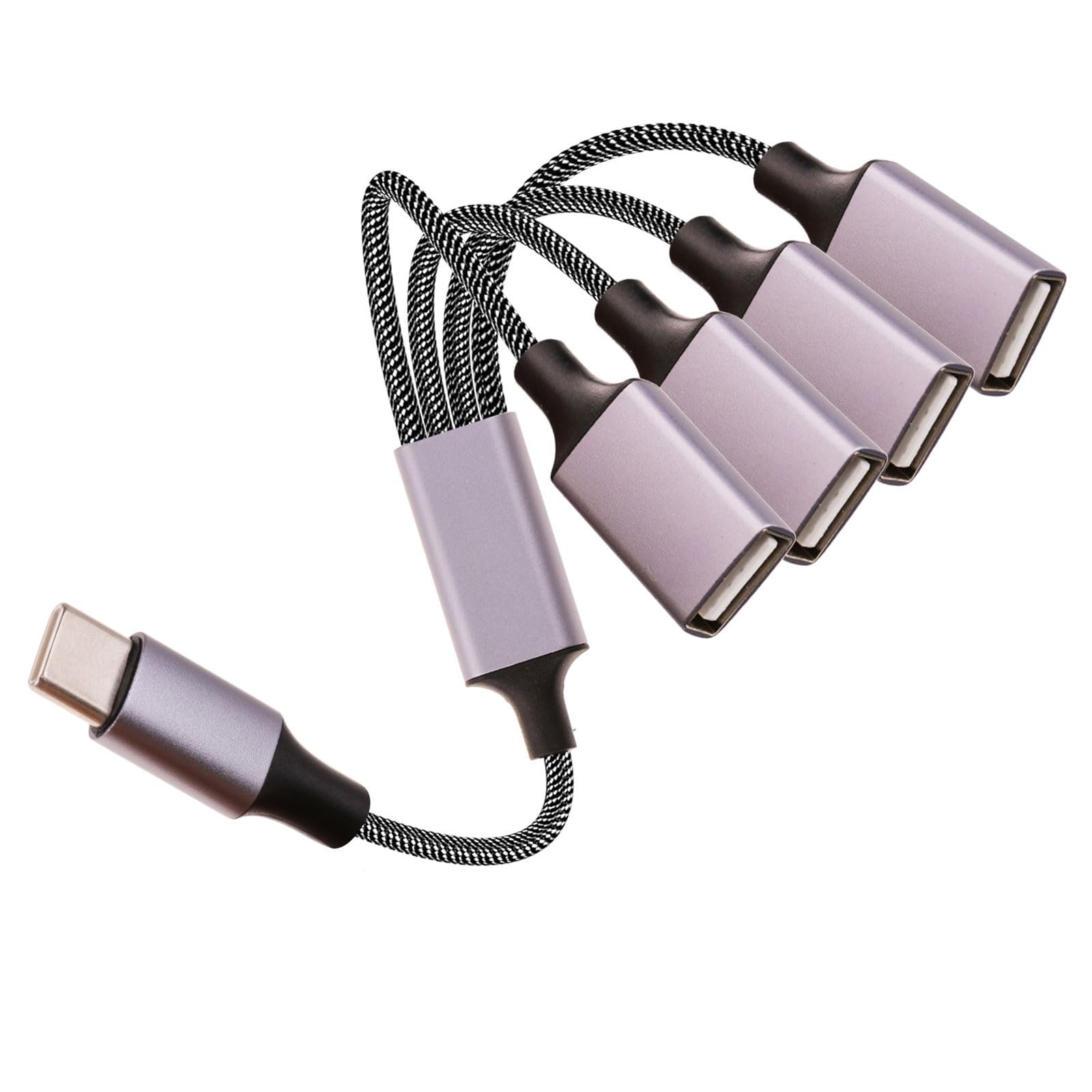 Amazon.com: Fidioto USB-C OTG Splitter Y Cable(10 inch Long),USB C Male ...