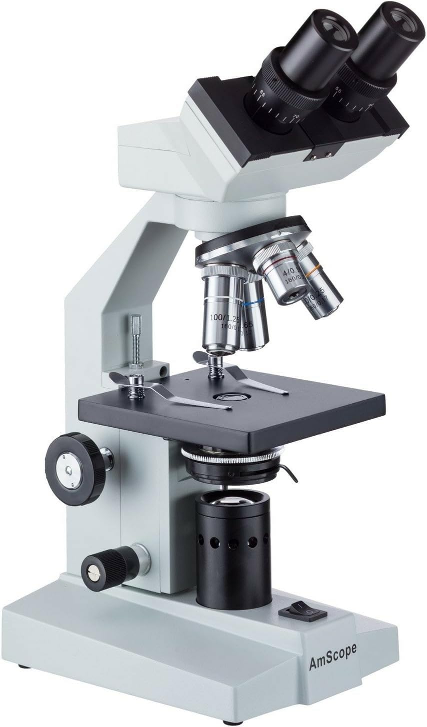 Snapklik.com : AmScope B100C-SP14-CLS-50P100S Binocular Biological ...