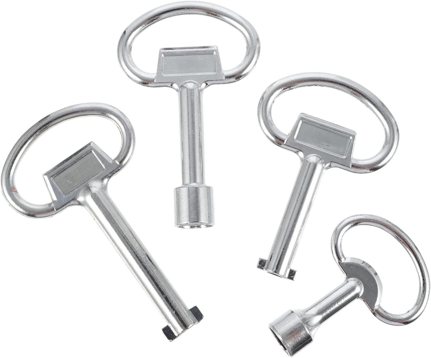 uxcell Electrical Cabinet Key 5mm Hole Zinc Alloy Water Meter Box ...