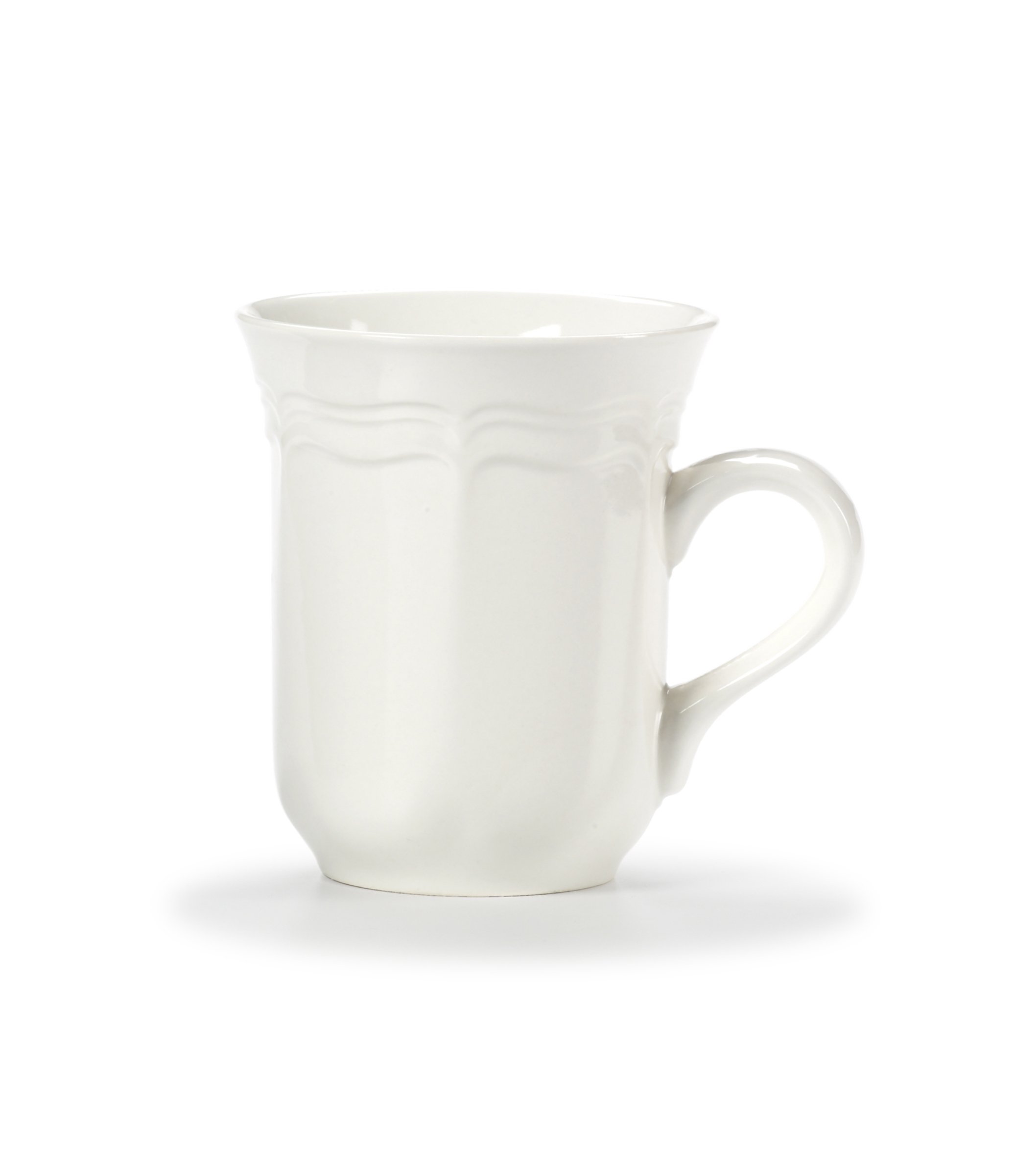 Amazon.com: Mikasa French Countryside Cappuccino Mug, White : Home ...