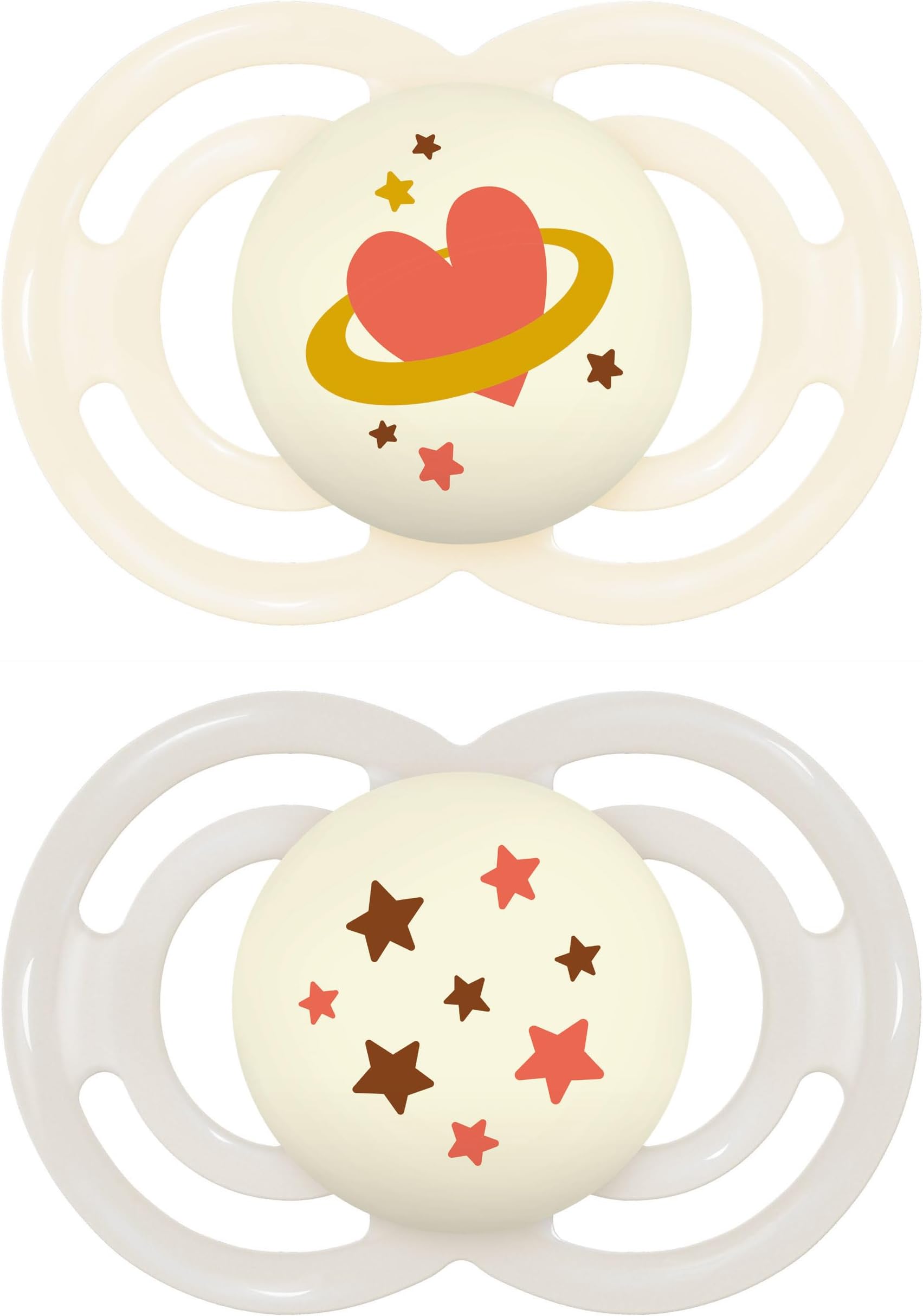 Amazon.com : Minbie Orthodontic Soother Pacifier 2 Pack - Nurtures ...